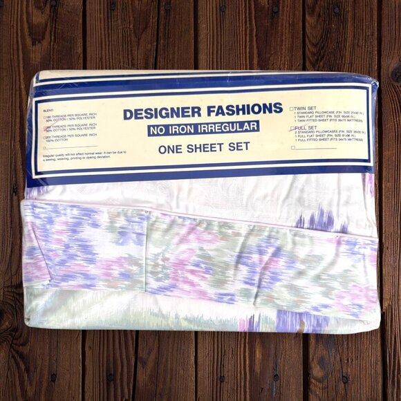 Designer Fashions | Bedding | New Vintage 9s Designer Fashions Full ...